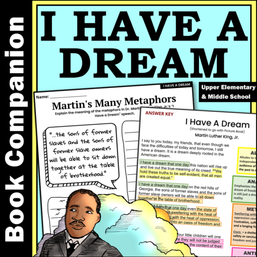 Martin Luther King Jr., I Have A Dream Picture Book Companion for Black ...