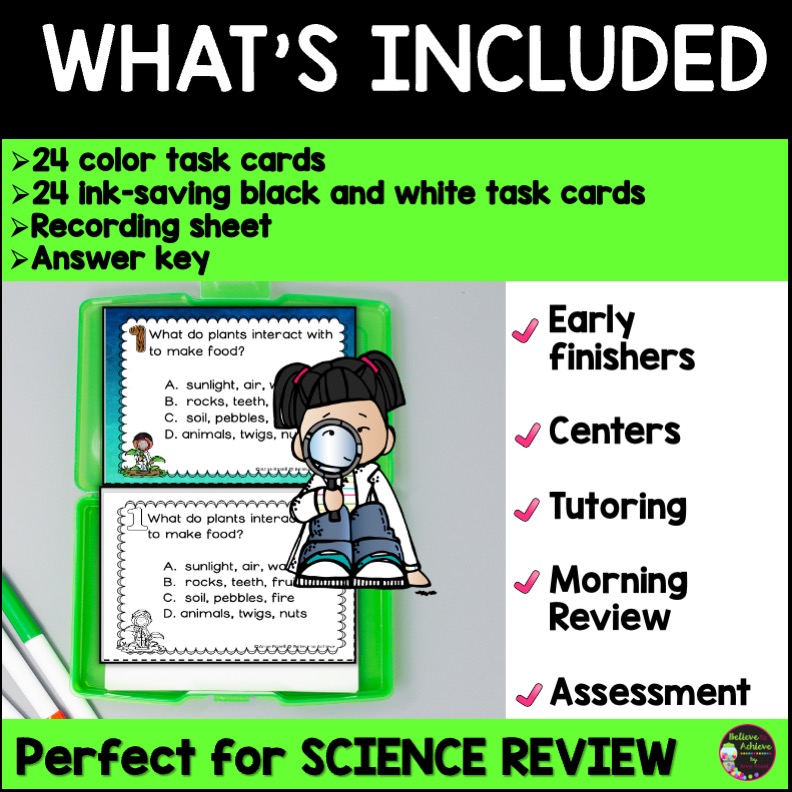 Food Chains and Food Webs Task Cards | Made By Teachers