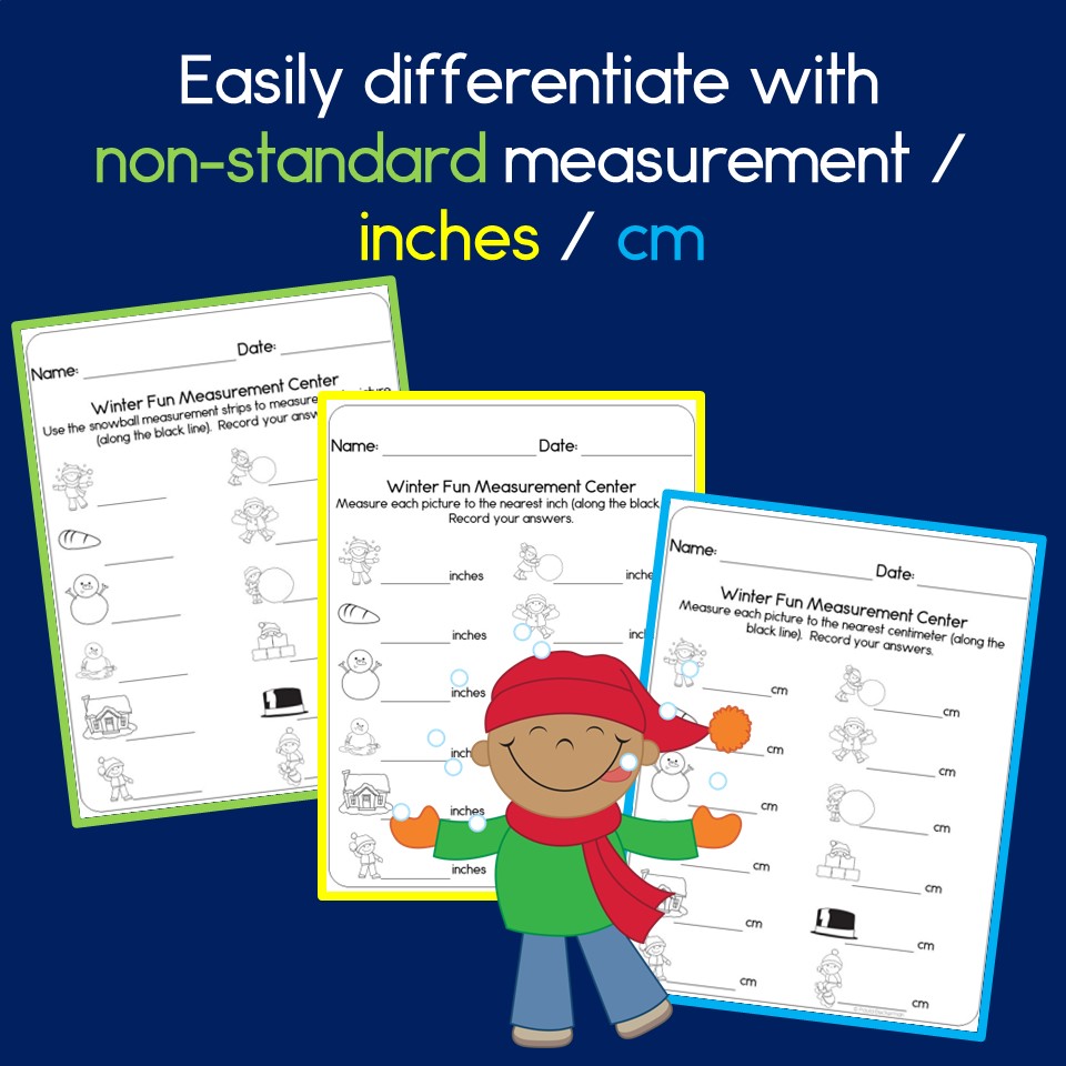 Winter Measurement Activities with Standard and Nonstandard | Non ...