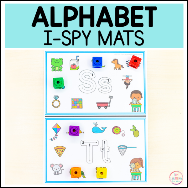 Alphabet I-Spy Mats | Made By Teachers