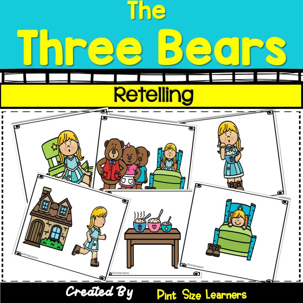 Goldilocks and Three Bears Activities | Sequencing Retelling Characters ...
