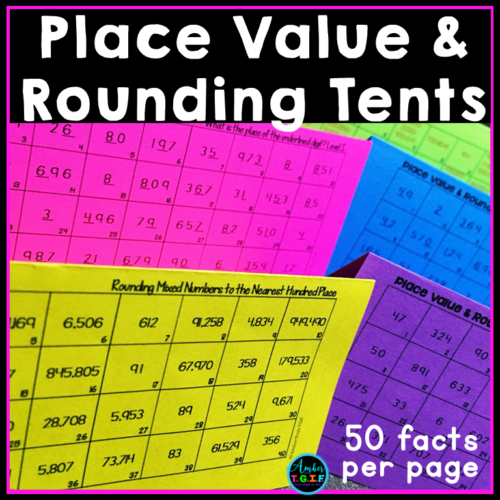 Place Value Activities and Rounding Numbers Worksheet Alternative Math ...