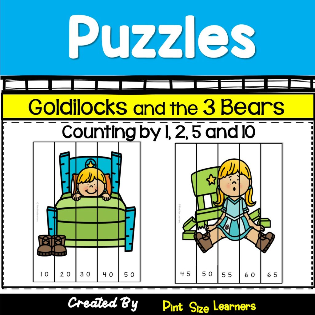 Skip Counting by 2, 5 and 10 | The Three Bears Math Puzzles | Made By ...