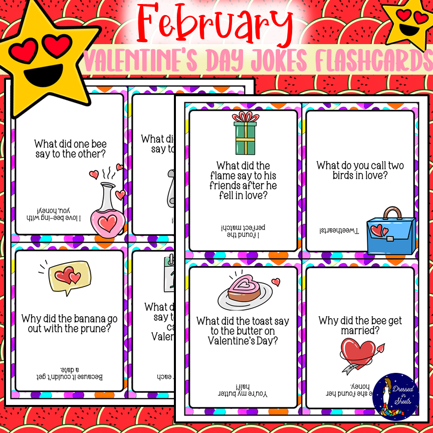 Valentine's Day Jokes Flashcards | Made By Teachers