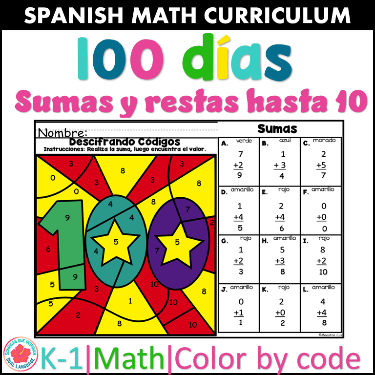 100 días de escuela 100th days of school Spanish | Made By Teachers