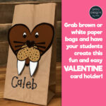 Valentine's Day Craft and Card Holder - WALRUS | Made By Teachers