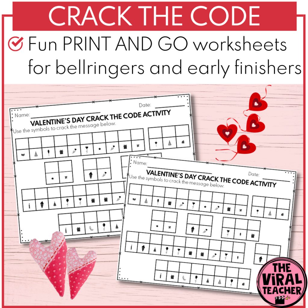 Valentine's Day Crack the Code Activity with Google Slides™ | Made By ...