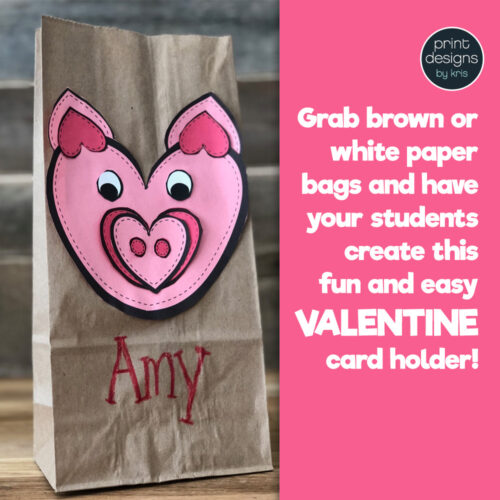 Valentine's Day Craft and Card Holder • PIG | Made By Teachers