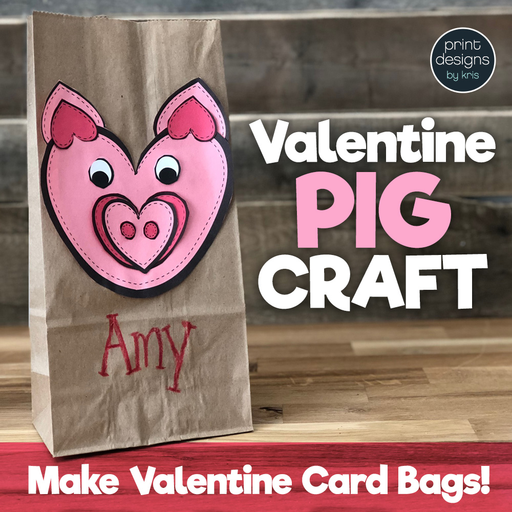 Valentine's Day Craft and Card Holder • PIG | Made By Teachers