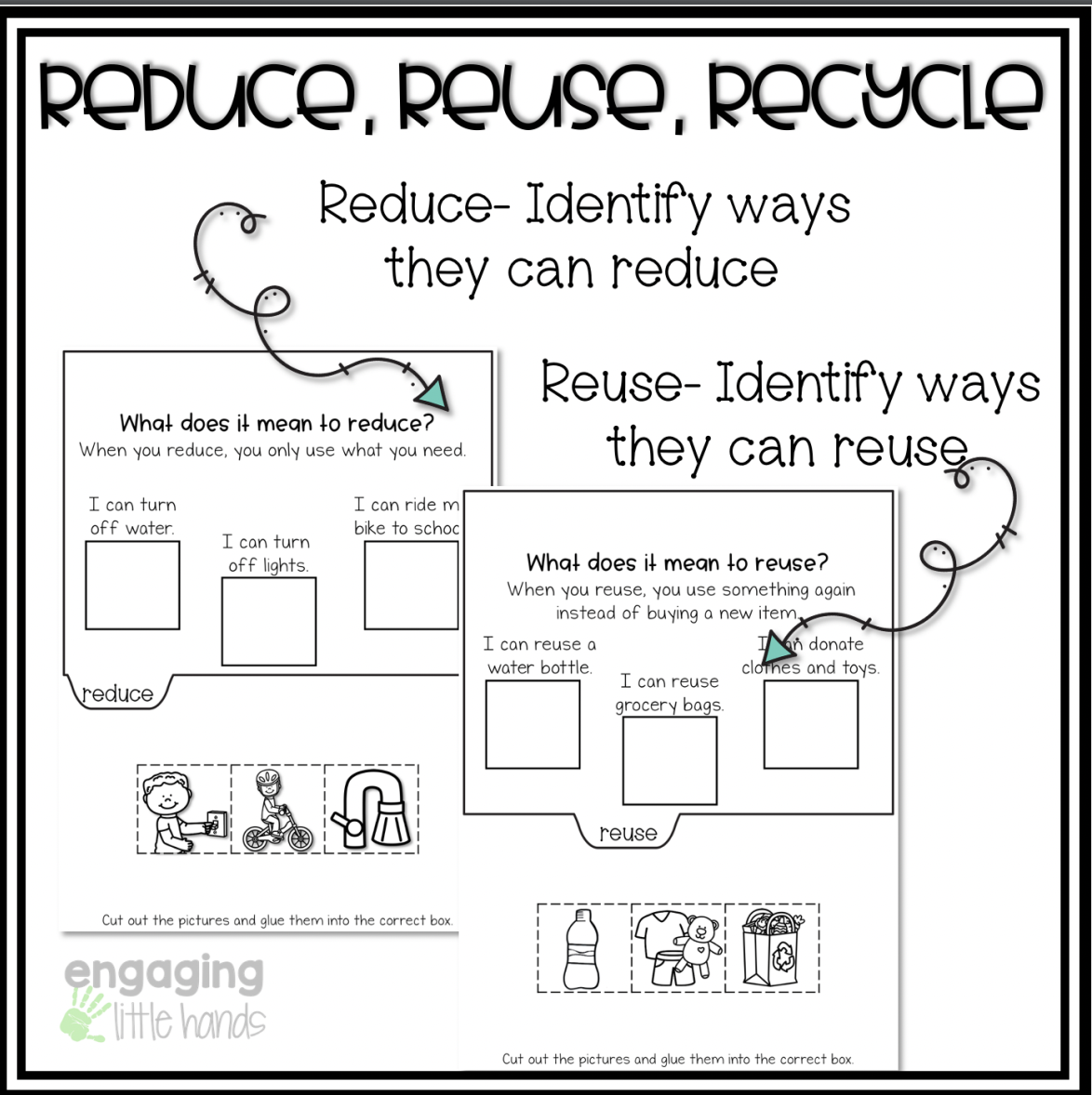 Reduce, Reuse, Recycle Interactive Flip Books | Made By Teachers