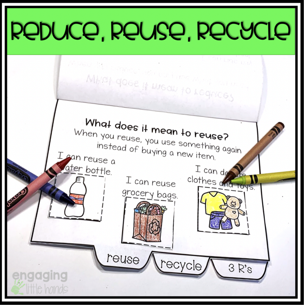 Reduce, Reuse, Recycle Interactive Flip Books | Made By Teachers