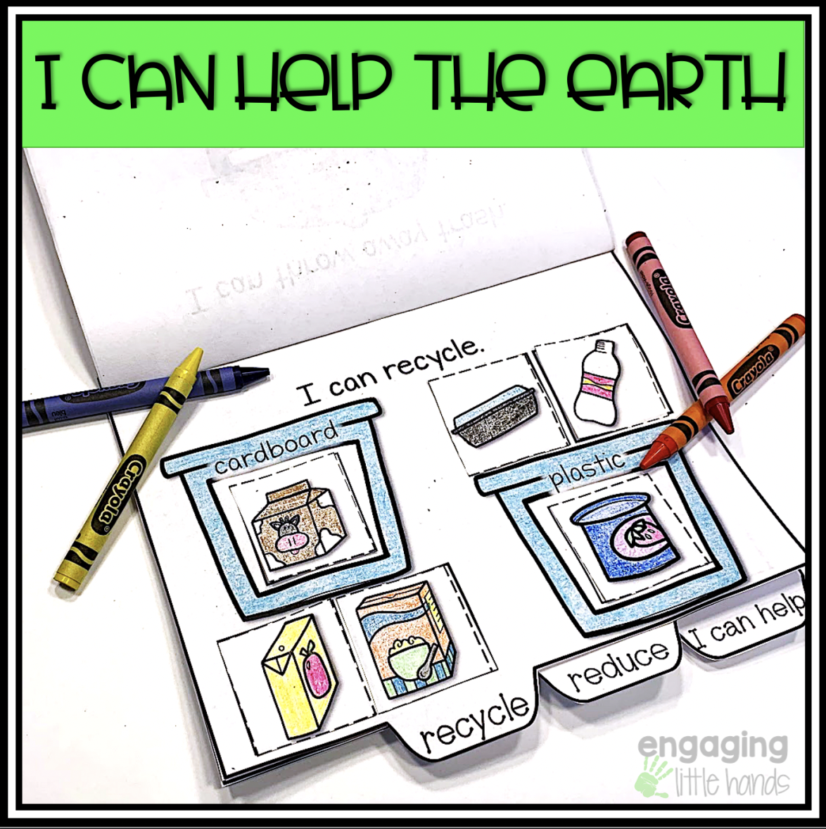 Reduce, Reuse, Recycle Interactive Flip Books | Made By Teachers