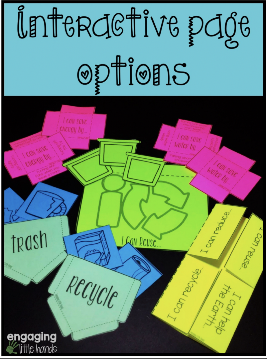 Reduce, Reuse, Recycle Interactive Book | Made By Teachers