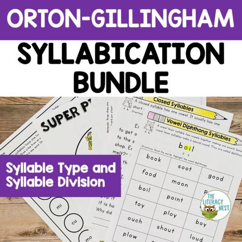 Syllable Types and Syllable Division for Orton-Gillingham Lessons ...