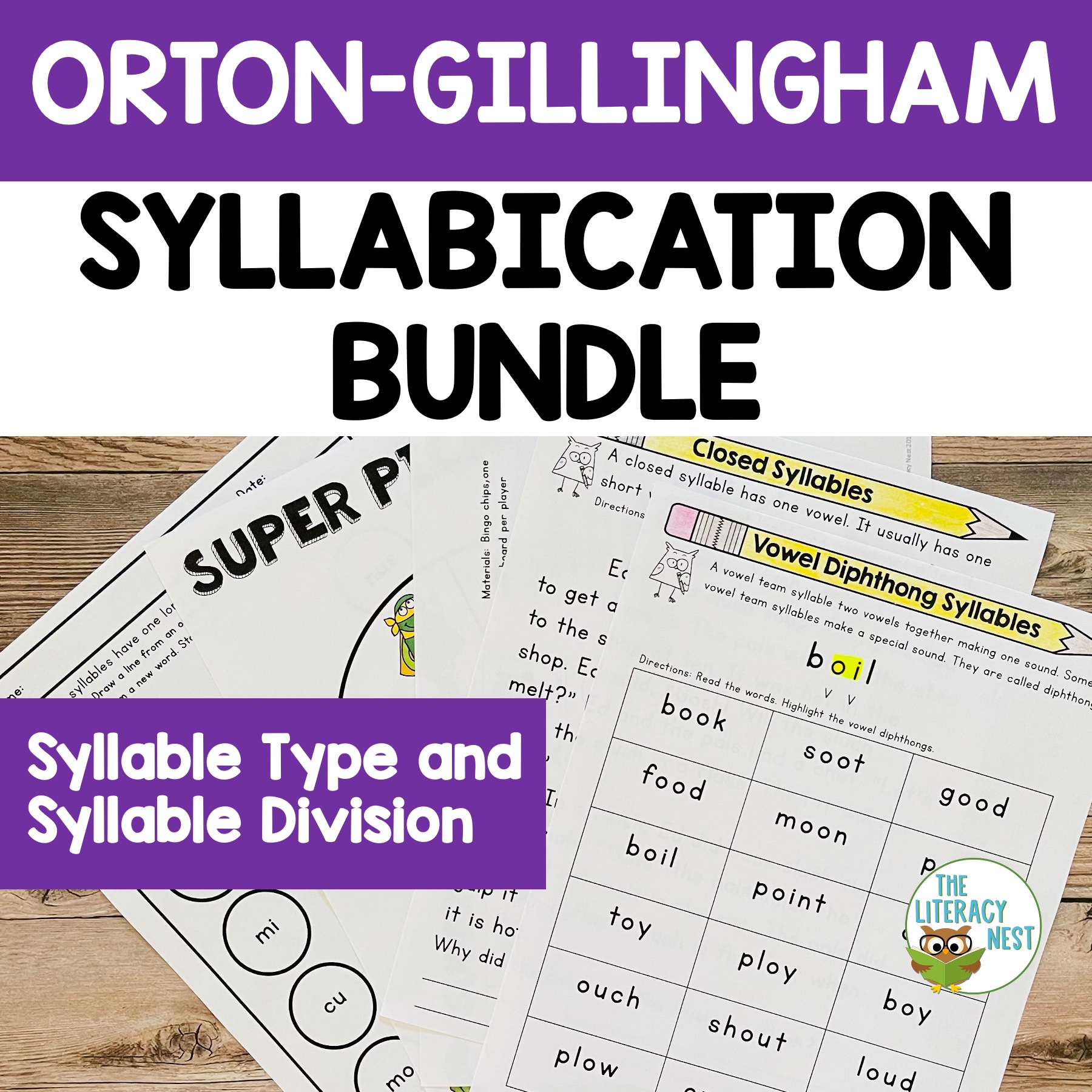 Syllable Types and Syllable Division for Orton-Gillingham Lessons ...