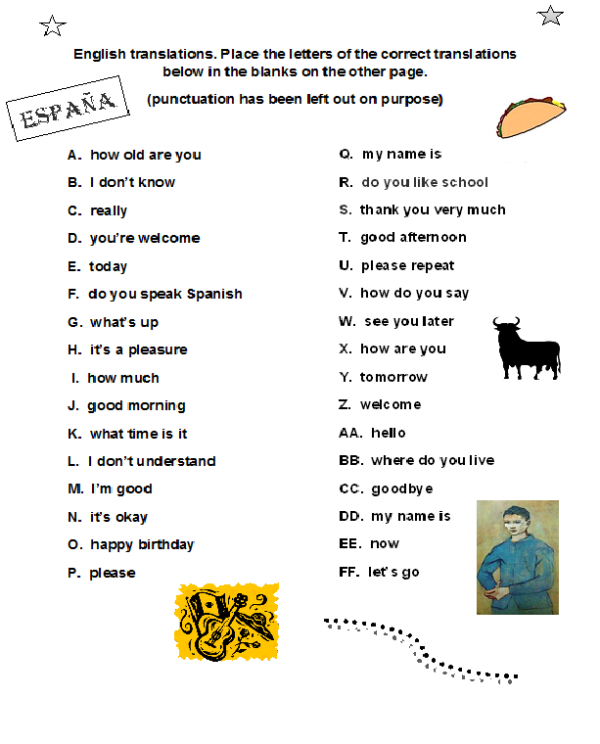 Spanish Super Match | Made By Teachers