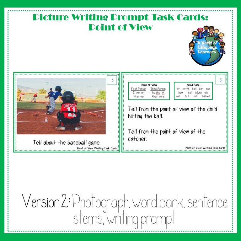 Point of View Writing Prompts Print and Digital | Made By Teachers