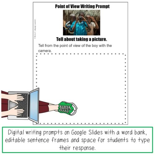 Point of View Writing Prompts Print and Digital | Made By Teachers
