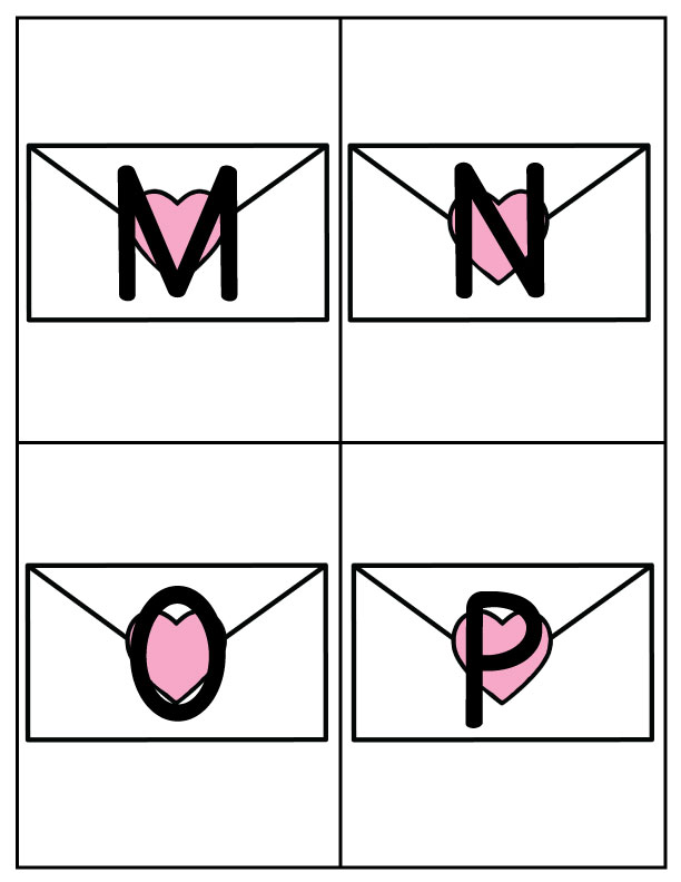 Valentine's Day themed Upper Case and Lower Case Letter Matching ...