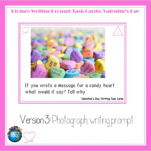 Valentine's Day Writing Task Cards Print and Digital | Made By Teachers