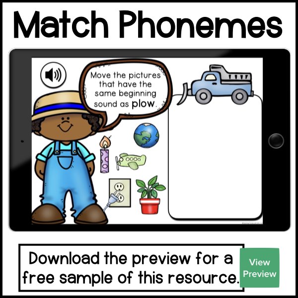 Phoneme Isolation Activities For Initial Consonant Blends | Made By ...