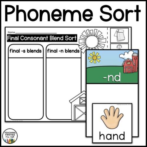 Phoneme Isolation Activities For Final Consonant Blends | Made By Teachers