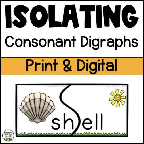 Phoneme Isolation Activities For Initial Consonant Digraphs | Made By ...
