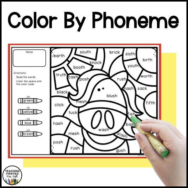 Phoneme Isolation Activities For Final Consonant Digraphs | Made By ...