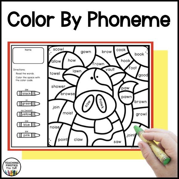 Phoneme Isolation Activities For Vowel Diphthongs | Made By Teachers