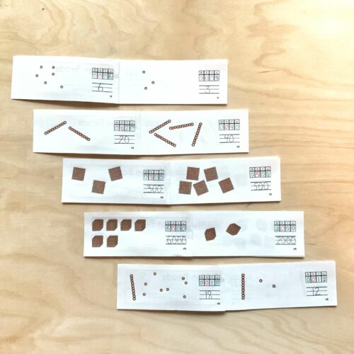 Montessori Math Place Value with Golden Beads Small Booklets | Made By ...