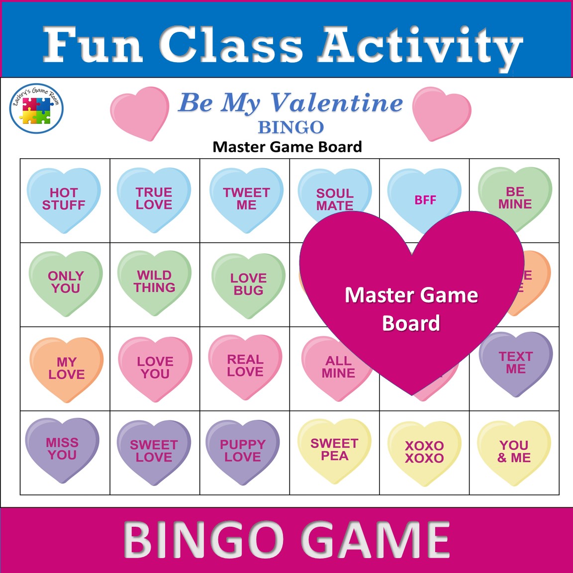 Be My Valentine BINGO Game | Made By Teachers