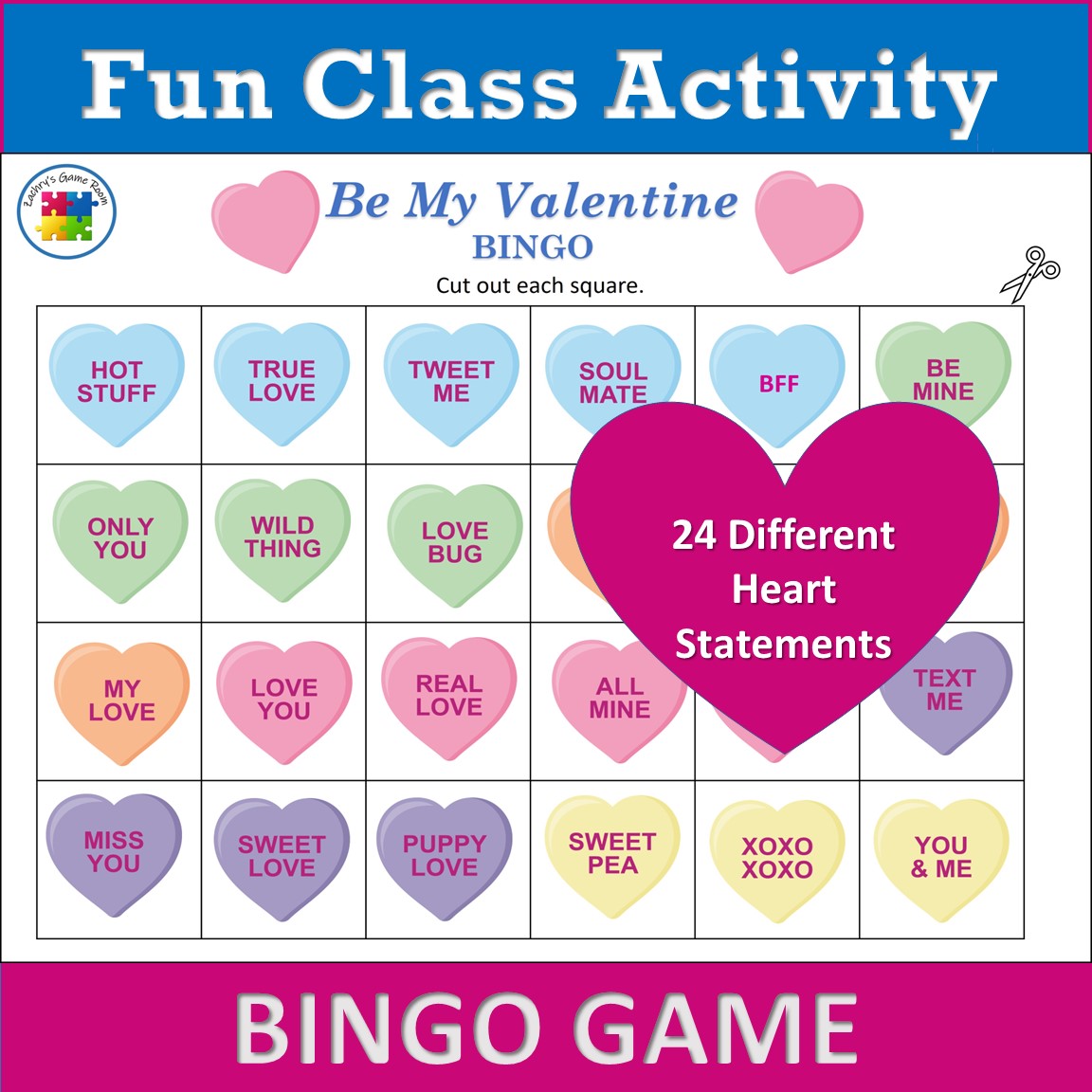 Be My Valentine BINGO Game | Made By Teachers
