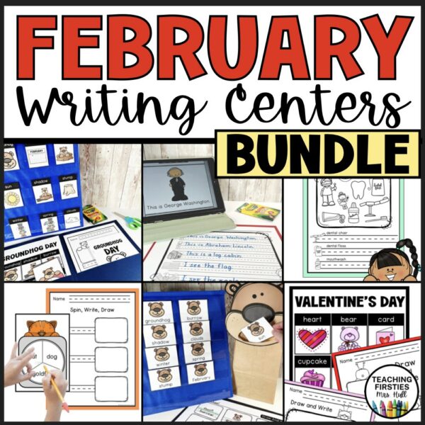 February Writing Centers Bundle + Bonus | Made By Teachers