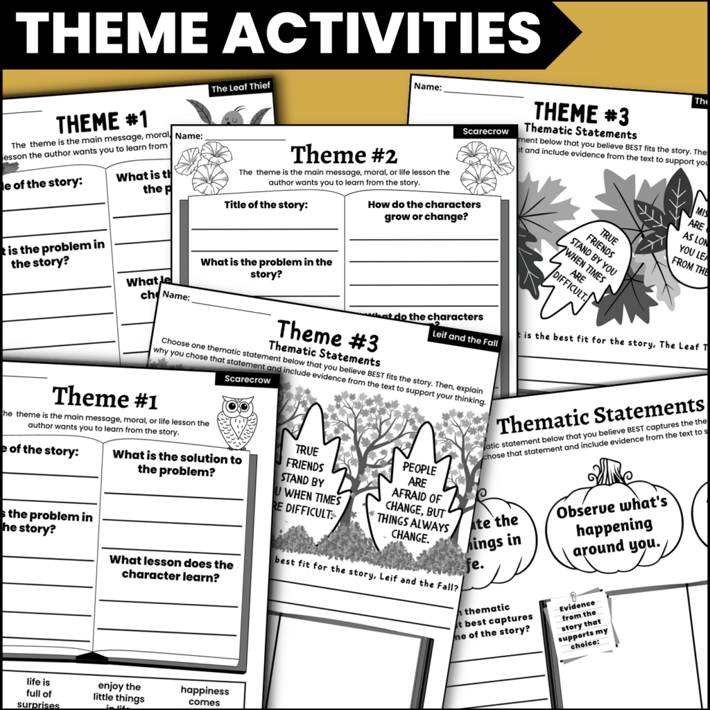 Fall Read-Aloud Activity BUNDLE | Made By Teachers