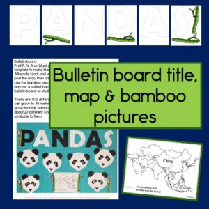 Panda Bear Craft | Book | Reading Comprehension | Bulletin Board Kit ...