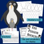 Penguin Life Cycle Craft, Guided Reading Book, Vocabulary and Bulletin ...