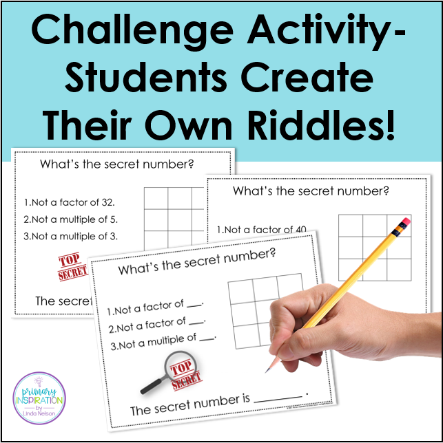Factors and Multiples Enrichment Riddle Activities | Made By Teachers