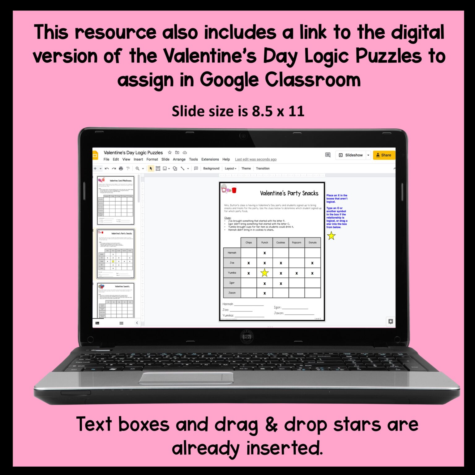 Valentines Day Logic Puzzles | Made By Teachers