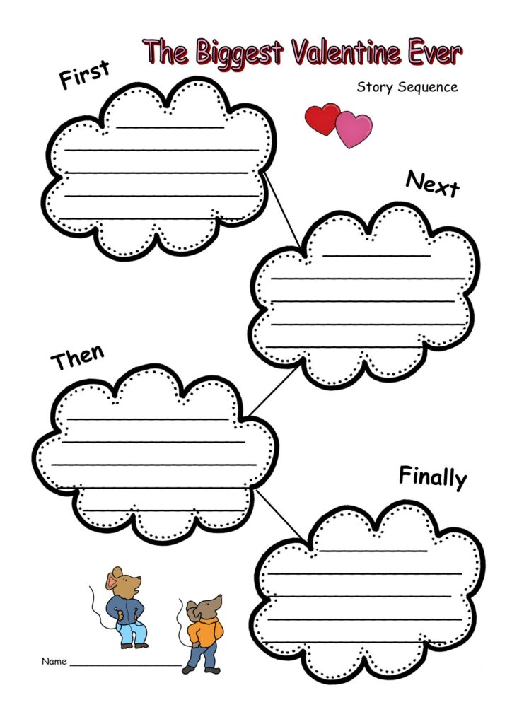 The Biggest Valentine Ever Story Elements Main Idea Retell Summarize ...