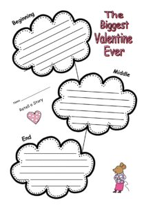 The Biggest Valentine Ever Story Elements Main Idea Retell Summarize ...