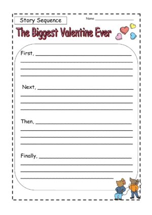 The Biggest Valentine Ever Story Elements Main Idea Retell Summarize ...