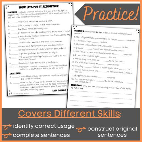 By, Bye, Buy | Homophones Guided Practice | Made By Teachers