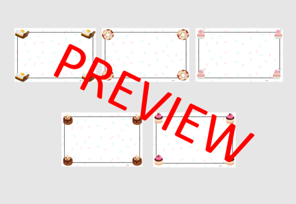 Editable Labels for Journals, Notebooks, and Folders Sweets Theme ...