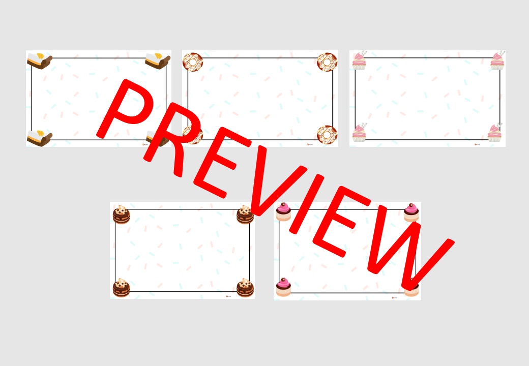 Editable Labels for Journals, Notebooks, and Folders Sweets Theme ...