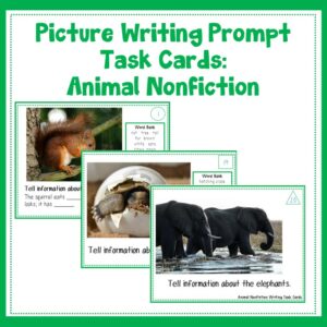 Animal Writing Prompts Print and Digital | Made By Teachers