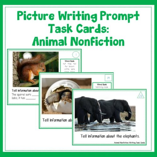 Animal Writing Prompts Print and Digital | Made By Teachers