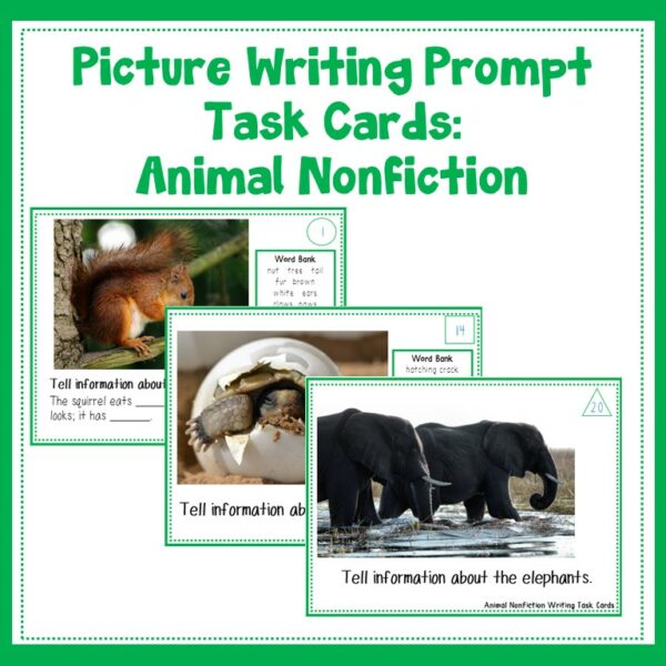 Animal Writing Prompts Print and Digital | Made By Teachers