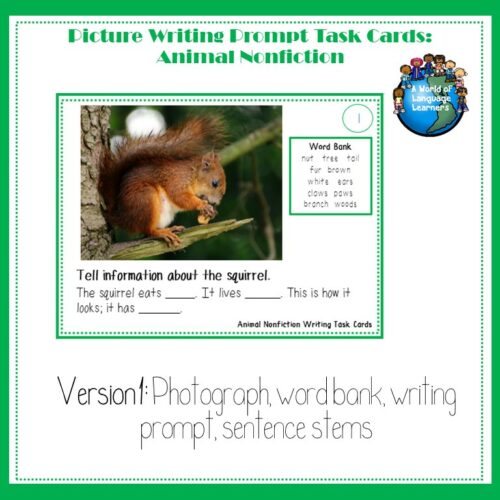 Animal Writing Prompts Print and Digital | Made By Teachers