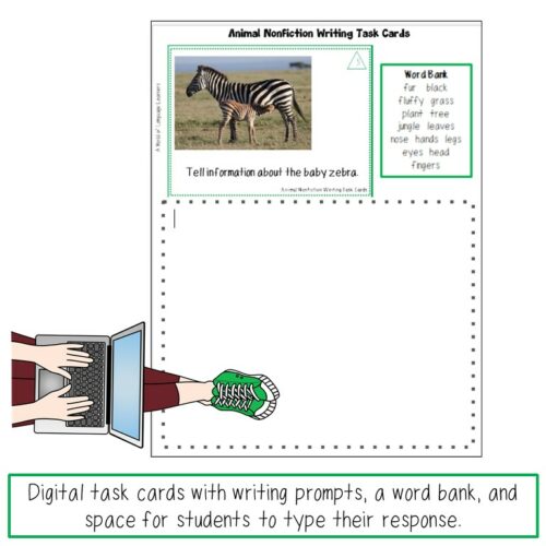 Animal Writing Prompts Print and Digital | Made By Teachers