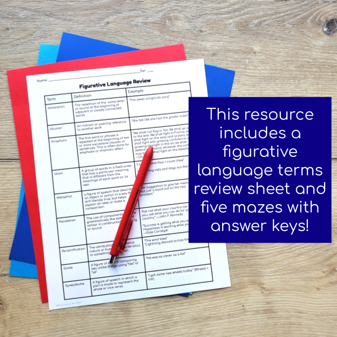 Dr. MLK Jr.'s I Have a Dream Speech Figurative Language Mazes: Great ...